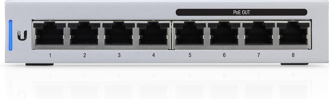 Ubiquiti Networks US-8-60W UniFi 8-Port Gigabit PoE Compliant Managed ...